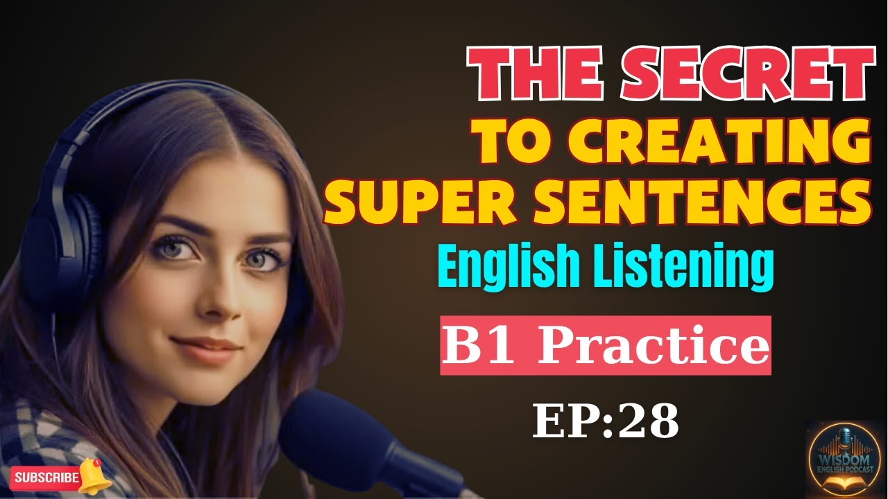 The SECRET to Creating SUPER Sentences in Everyday English | Level B1 ...
