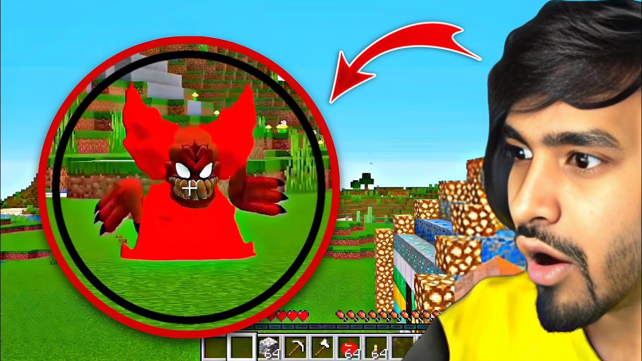 minecraft big monster 😱 || minecraft monster attack - YouTube