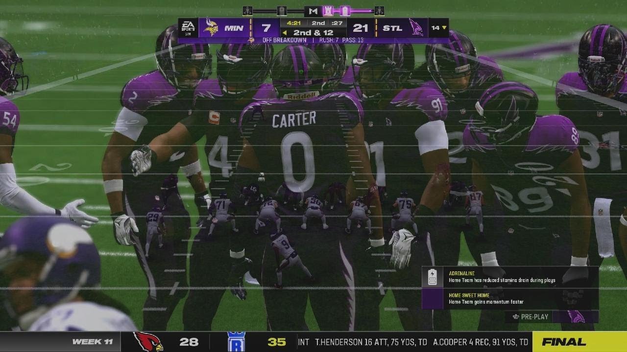 Madden NFL 24 Franchise Condors Vs Vikings Yr 4! Week 11! - YouTube