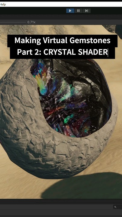 Making Virtual Gemstones Part 2: Crystal Shader 💎 - YouTube