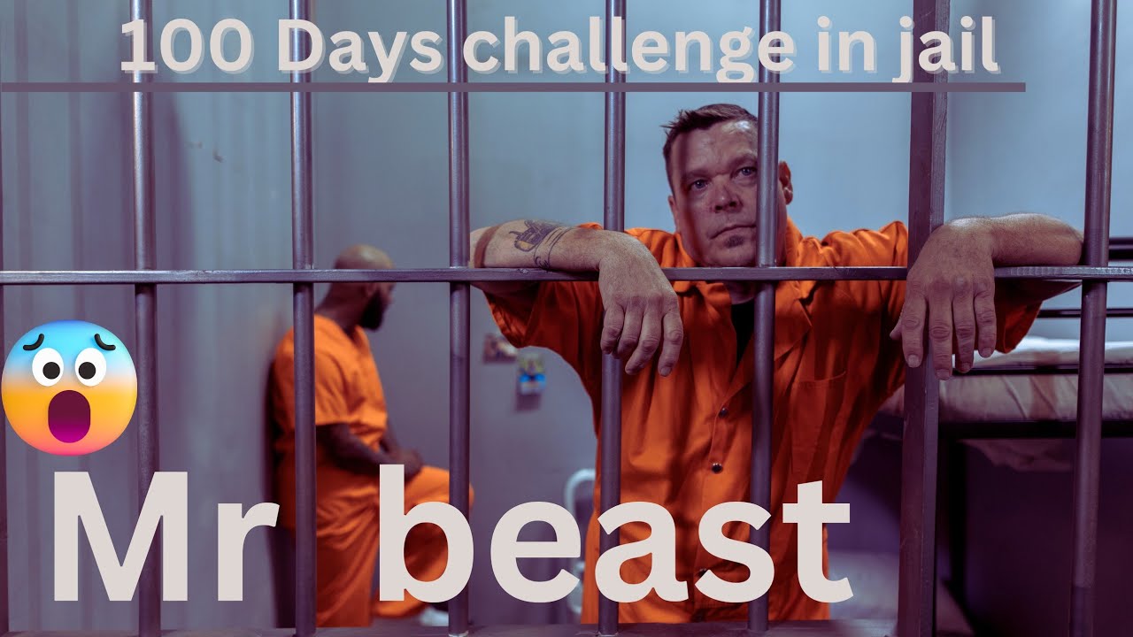 😱 OMG Mr beast 100days challenge in jail #video #viral @MrBeast ...