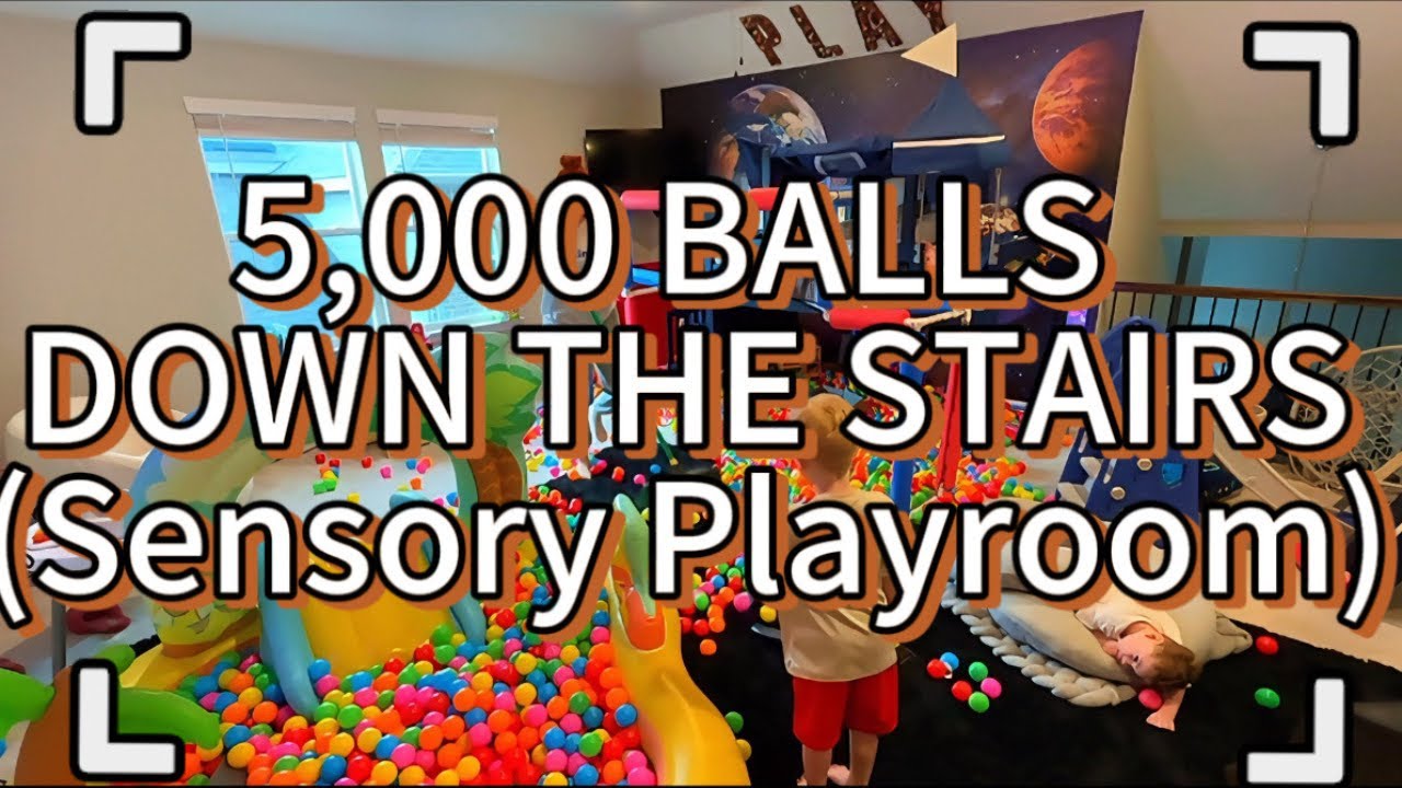 Throwing Out 5,000 BALLS!!! 😳 (Sensory Playroom) - YouTube