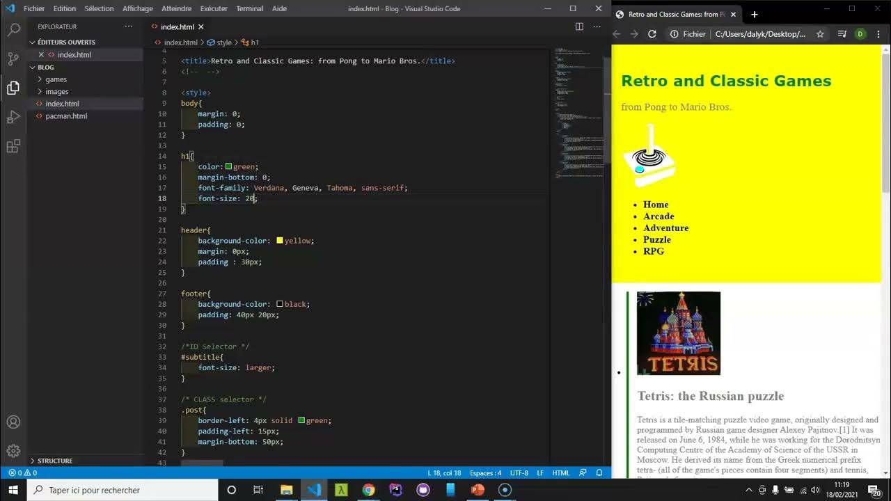 Learn HTML 5 4 4 style of text and colors - YouTube