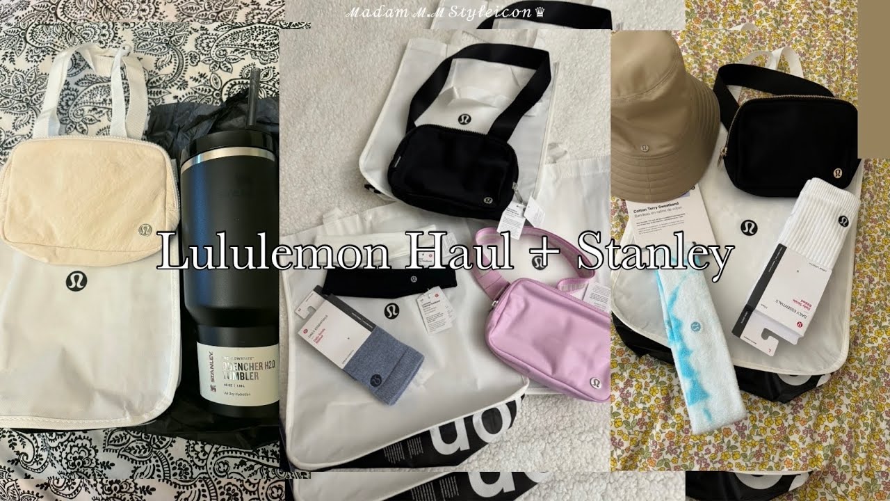 Lululemon Haul Shopping & Unboxing + Stanley - YouTube