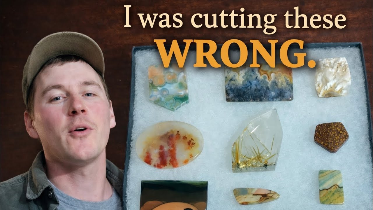 Cabochons! How my Personal Cutting Style Continues to Evolve - YouTube