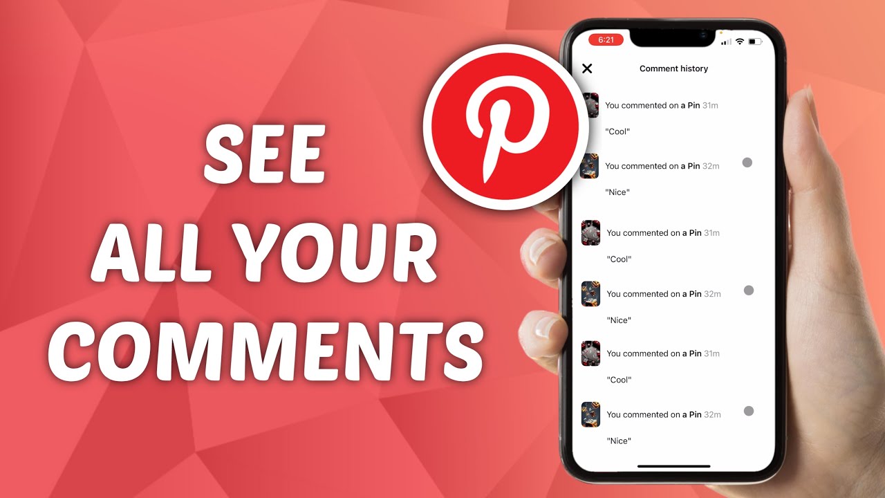 How to See All Comments You Have Made on Pinterest - YouTube