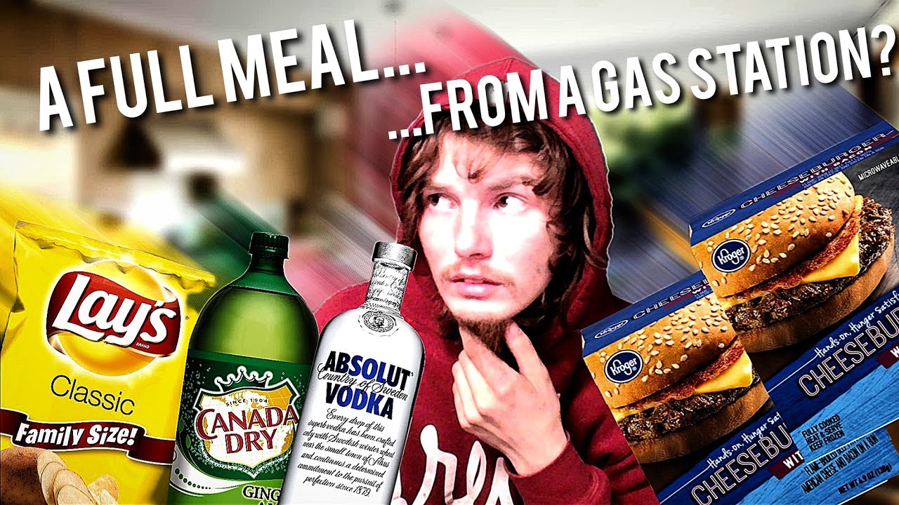 A GAS STATION MEAL? (scuffed cooking) #gasstation #food #review - YouTube