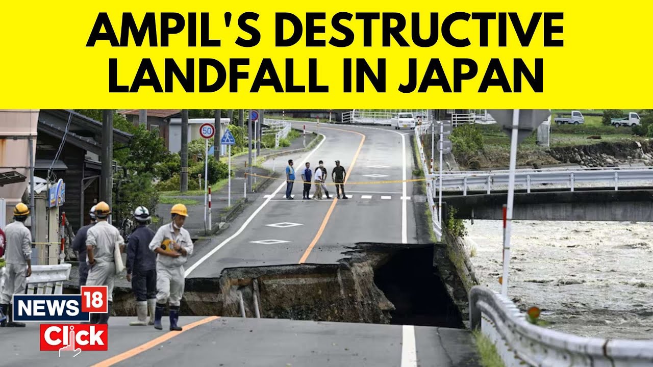 Japan Typhoon News | Typhoon Ampil Lashes Eastern Japan With Heavy Rain ...