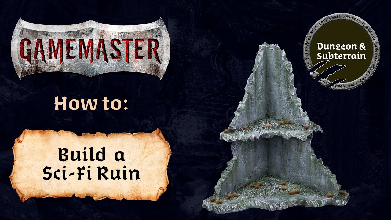 How To: Build A Wargaming Ruin (Using Terrain Primer Dungeon ...