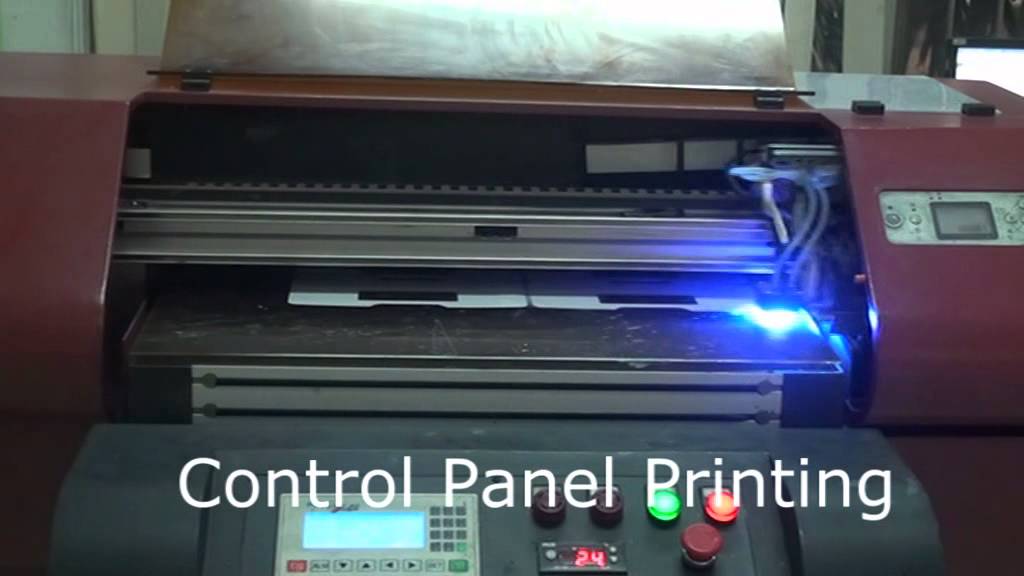 control panel printing - YouTube