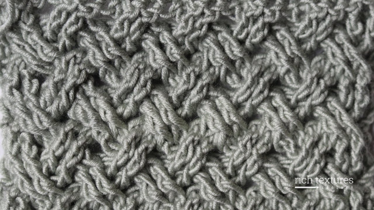 Celtic Weave Stitch | How to Crochet - YouTube
