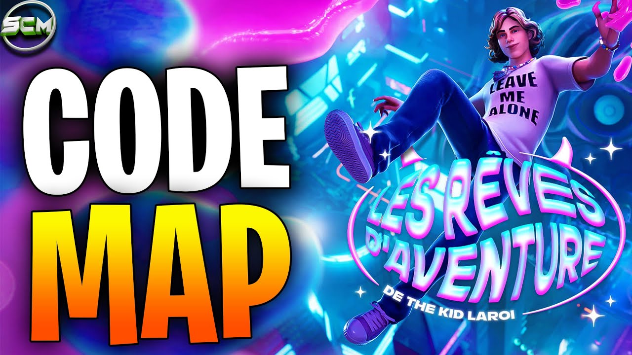 CODE MAP RÊVES D'AVENTURE DE THE KID LAROI FORTNITE, CODE ÎLE CRÉATIF ...