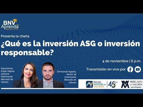 ¿Qué es la inversión ASG o inversión responsable? - YouTube