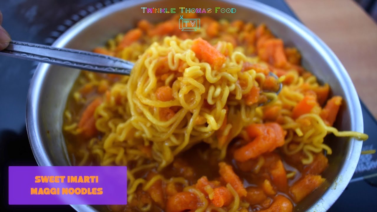 "Irresistible Sweet Imarti Maggi Noodles: A Flavorful Fusion!" | Imarti ...