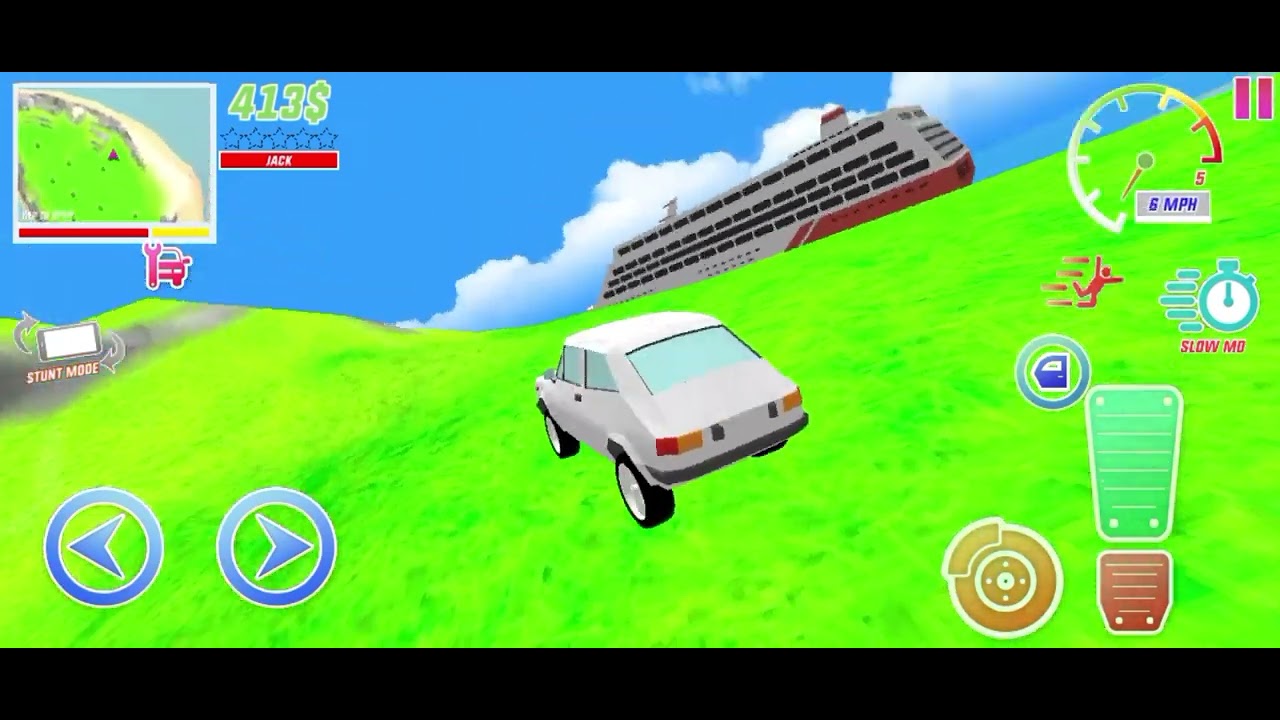 Dude theft wars Car chasing a Boat - YouTube