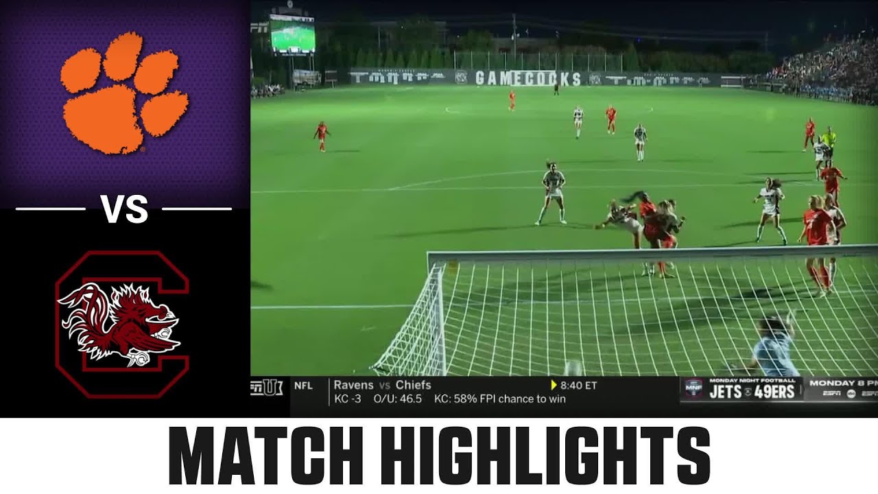 Clemson vs. South Carolina Match Highlights | 2024 ACC Women's Soccer ...