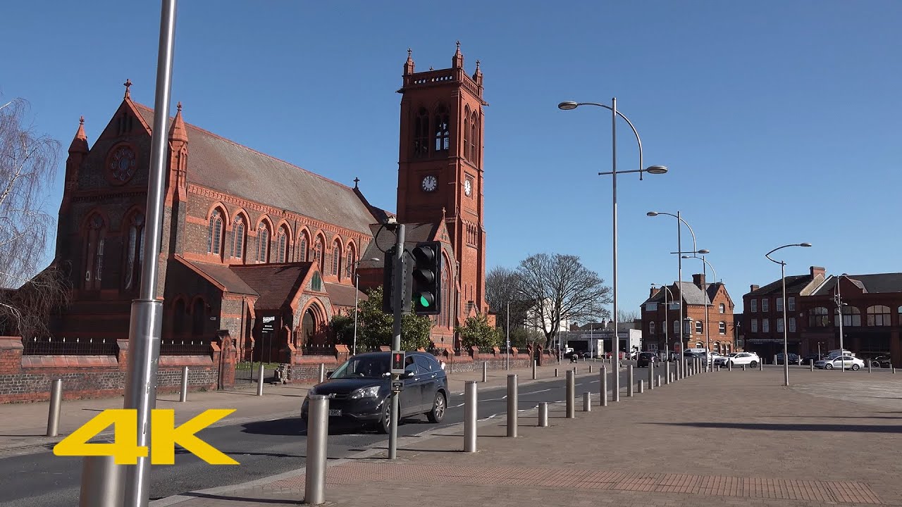 Widnes Walk: Town Centre【4K】 - YouTube