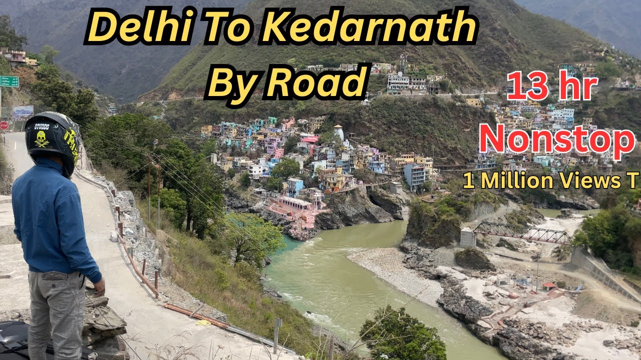Delhi to Kedarnath || By road || nonstop solo bike ride #bike #solo # ...