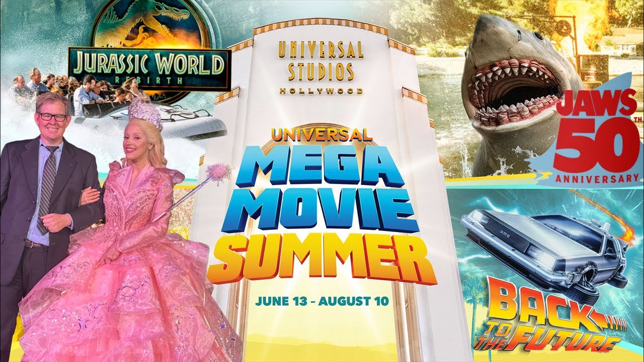 Universal Mega Movie Summer Event at Universal Studios Hollywood - YouTube