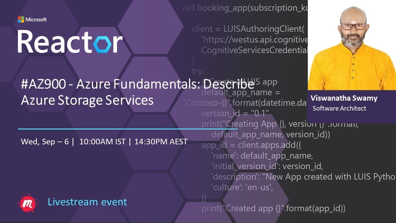 #AZ900 - Azure Fundamentals: Describe Azure Storage Services - YouTube