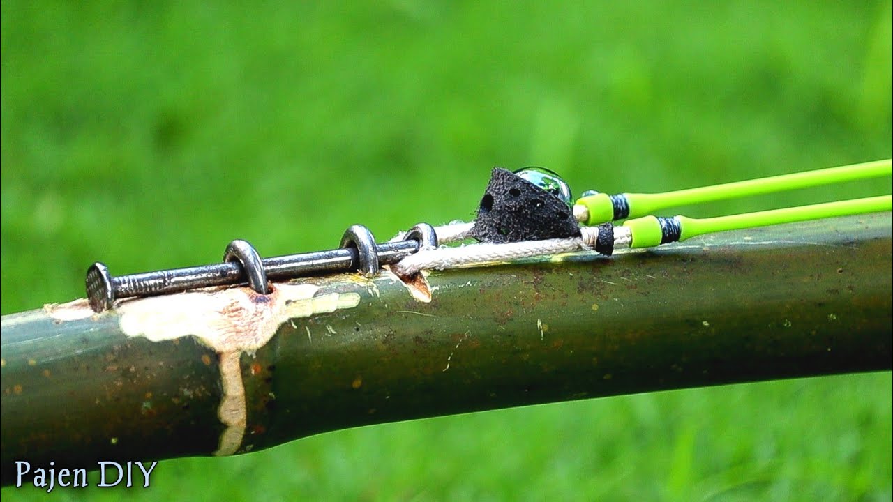 DIY Slingshot - Unique Nail Slingshot Easy To Create - YouTube