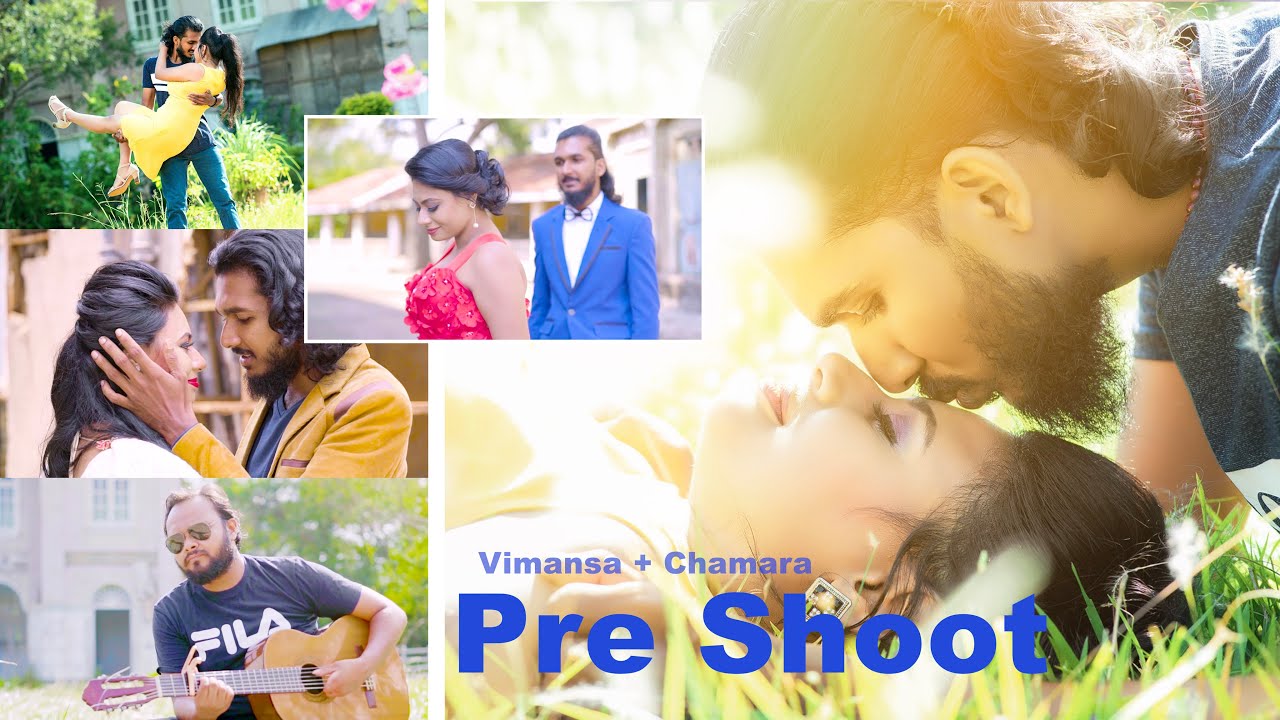 Behind The Scenes Of "Vimansa & Chamara " Pre-wedding Session - YouTube