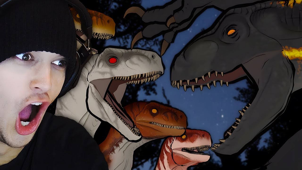 Reacting to Indoraptor vs Atrociraptors! - YouTube