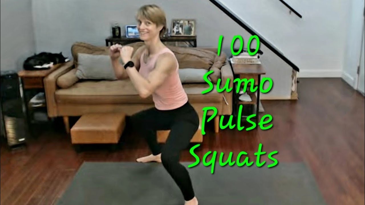 Day 44 of Squat Challenge: Executing Sumo Pulse Squats - YouTube