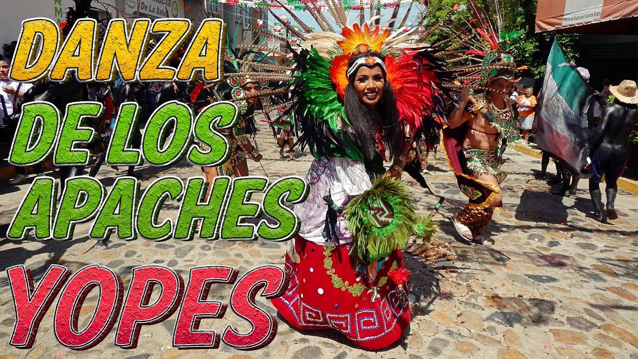 Danza de los Apaches Yopes en San Luis Acatlán, Guerrero México - YouTube