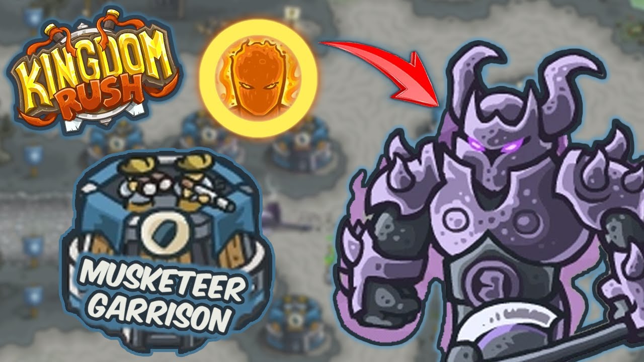 Balckburn Castle with Musketeer Garrison? - Lord Blackburn Boss - Ignus Hero - Kingdom Rush Easy ...
