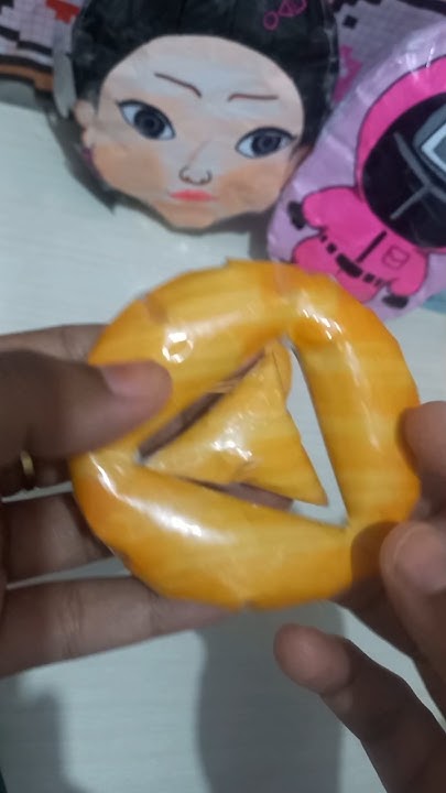 Squid game DIY DALGONA Squishy Tutorial ️ #squidgame #dalgona #papersquishy #tutorial #shorts ...