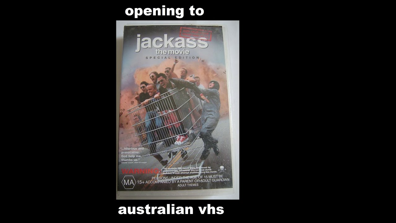 Opening to Jackass The Movie Australian VHS - YouTube