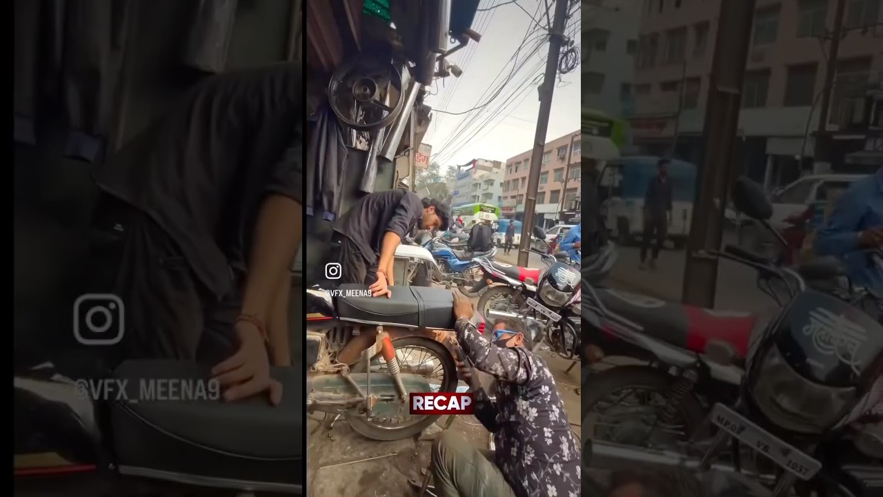 DAY:5 Converting CD100 into RX100 bike (headlight change)credit goes to ...