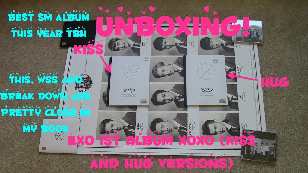 [Unboxing] EXO 1st Full Length Album XOXO (Kiss and Hug Versions) - YouTube