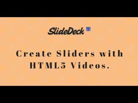 SlideDeck 3 | How-to Videos : HTML5 Videos Slider - YouTube