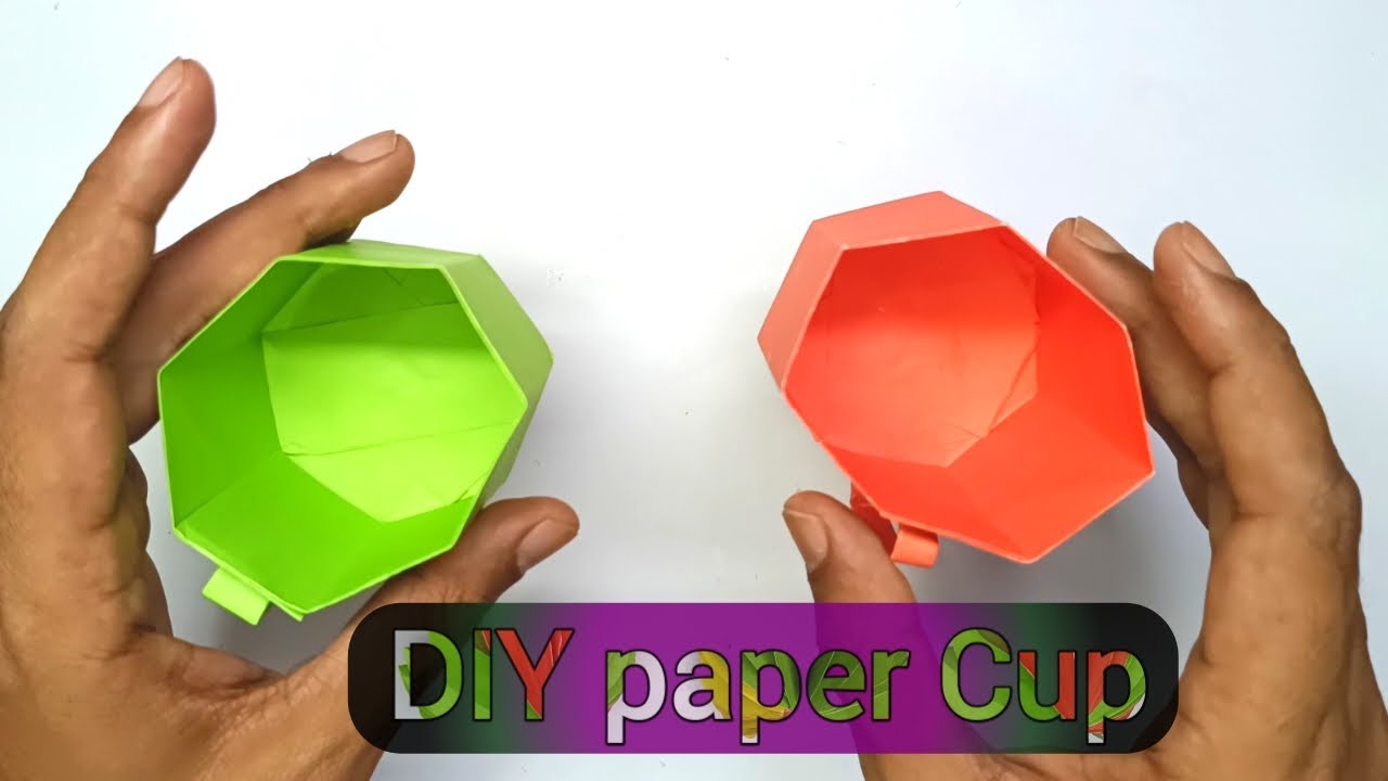 Paper cup craft| Paper cup / how to make| art and craft| DIY|school ...