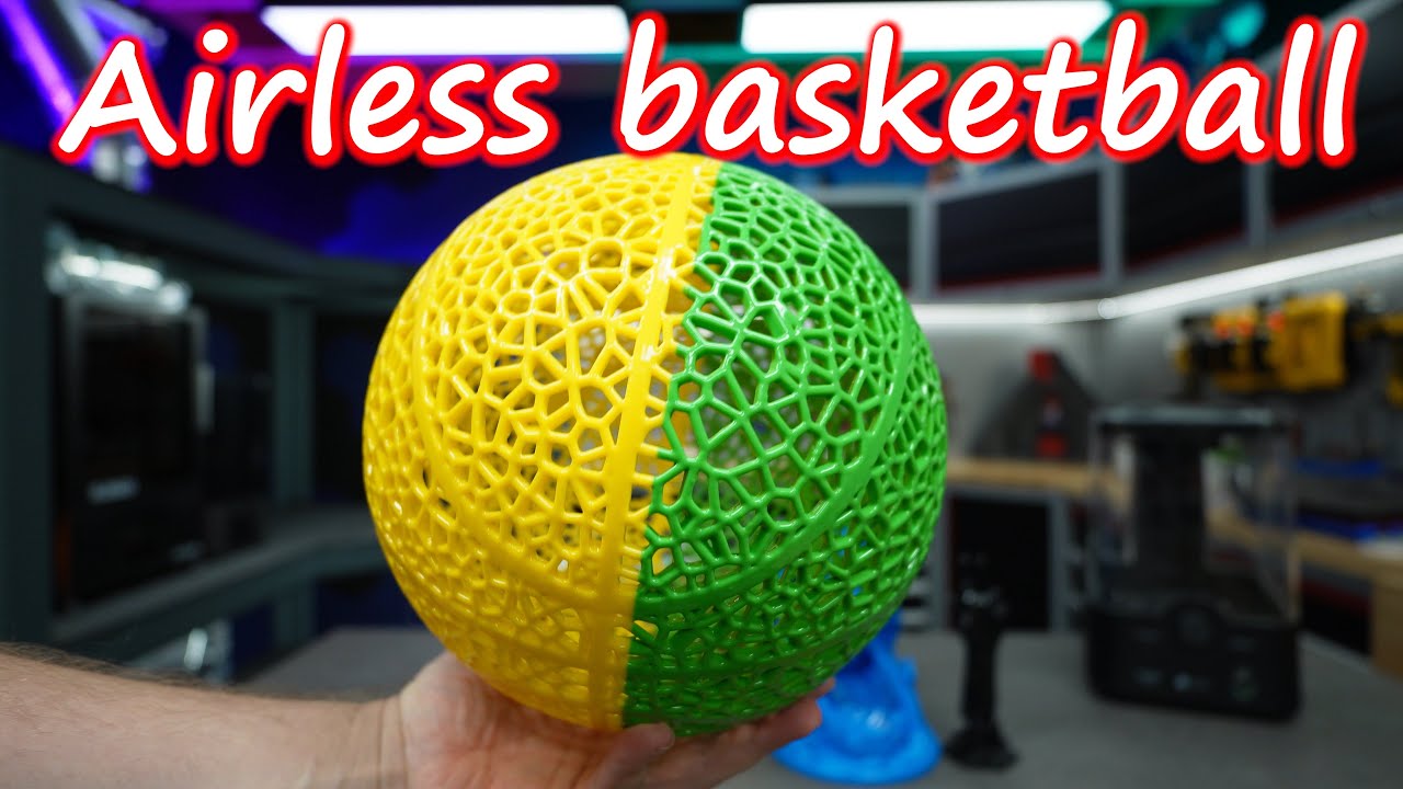 Airless basketball that actually bounces, vapor smoothing is awesome ...