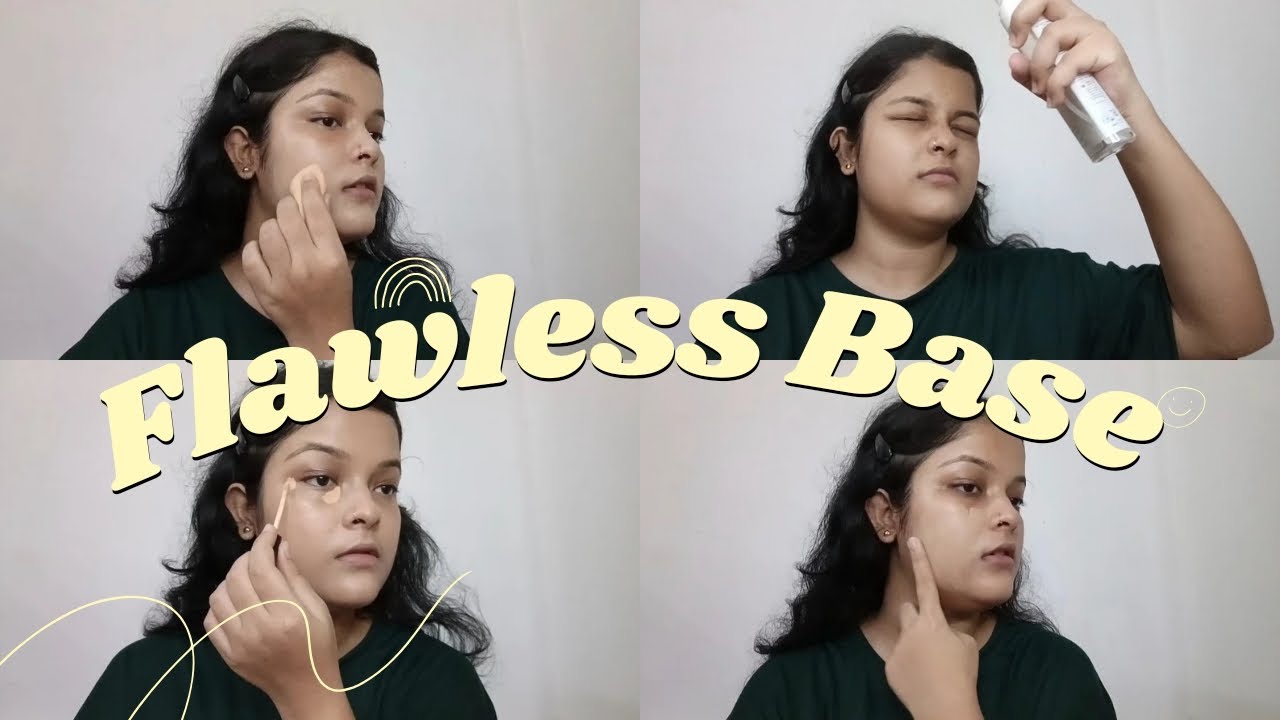 Flawless Makeup Base step by step! Hey it's Roshni - YouTube
