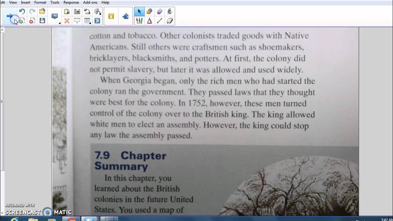 History Alive ch. 7 Southern Colonies - YouTube