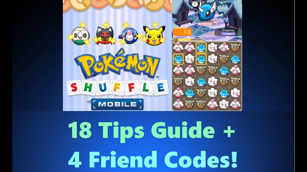 Pokemon Shuffle Tips and Tricks (18) + (4) Friend Codes AS/AU [ Quick ...