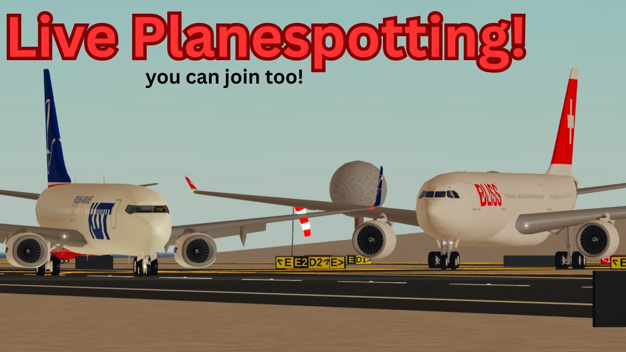 Different Airports🔴PTFS PLANESPOTTING LIVE🔴[VIEWERS CAN JOIN] Pilot ...