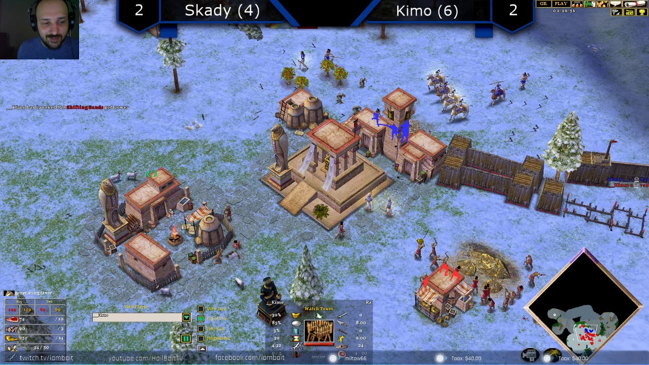 Skady (4) vs Kimo (6) - Age of Mythology: The Titans (Game 5) - YouTube