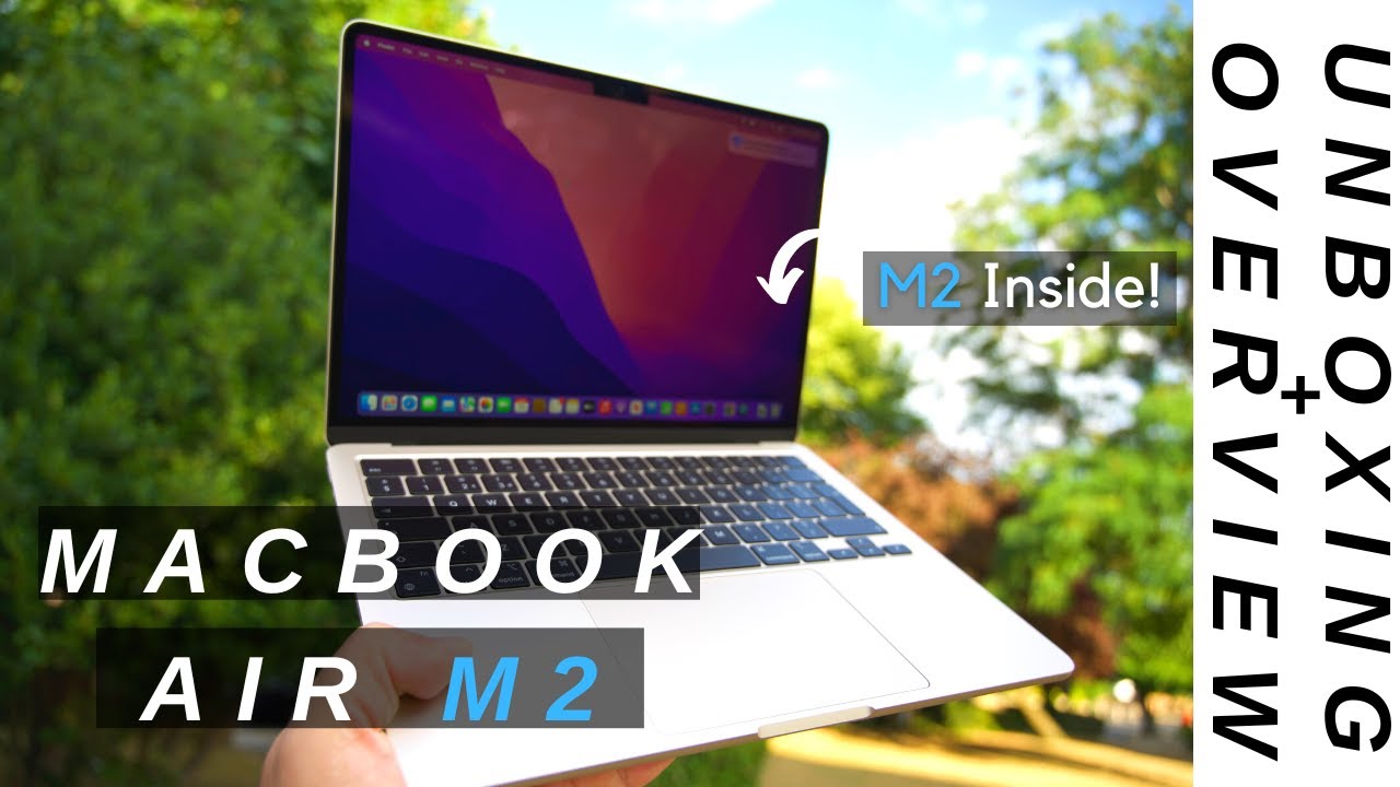 Macbook Air M2 Unboxing & Overview: Starlight Colour! - YouTube