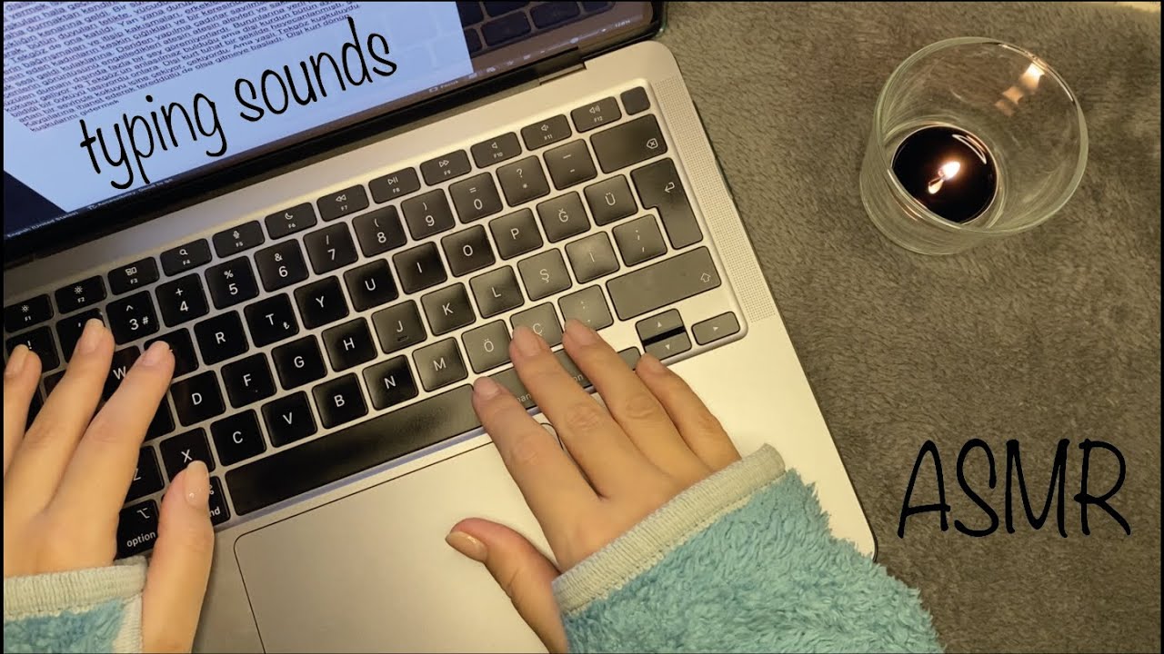 ASMR - Relaxing Keyboard Typing & Soft Whispers - YouTube