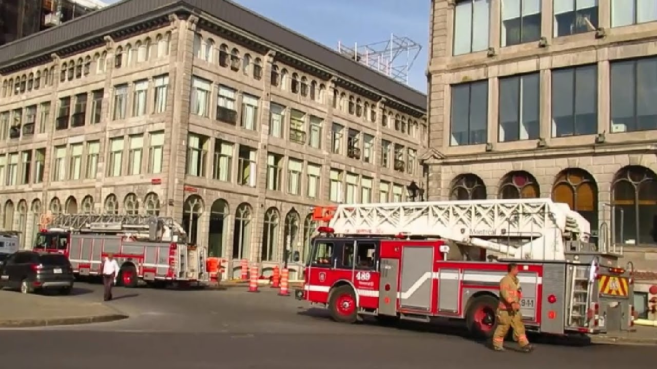 BEAUTIFUL FIREFIGHTERS RESPONSE IN OLD MONTREAL 7-7-20 - YouTube