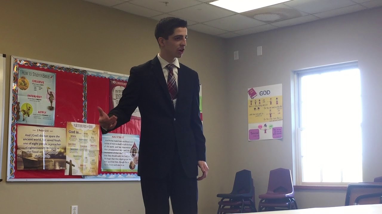NCFCA Biographical Narrative 2017 - Noah McKay - YouTube