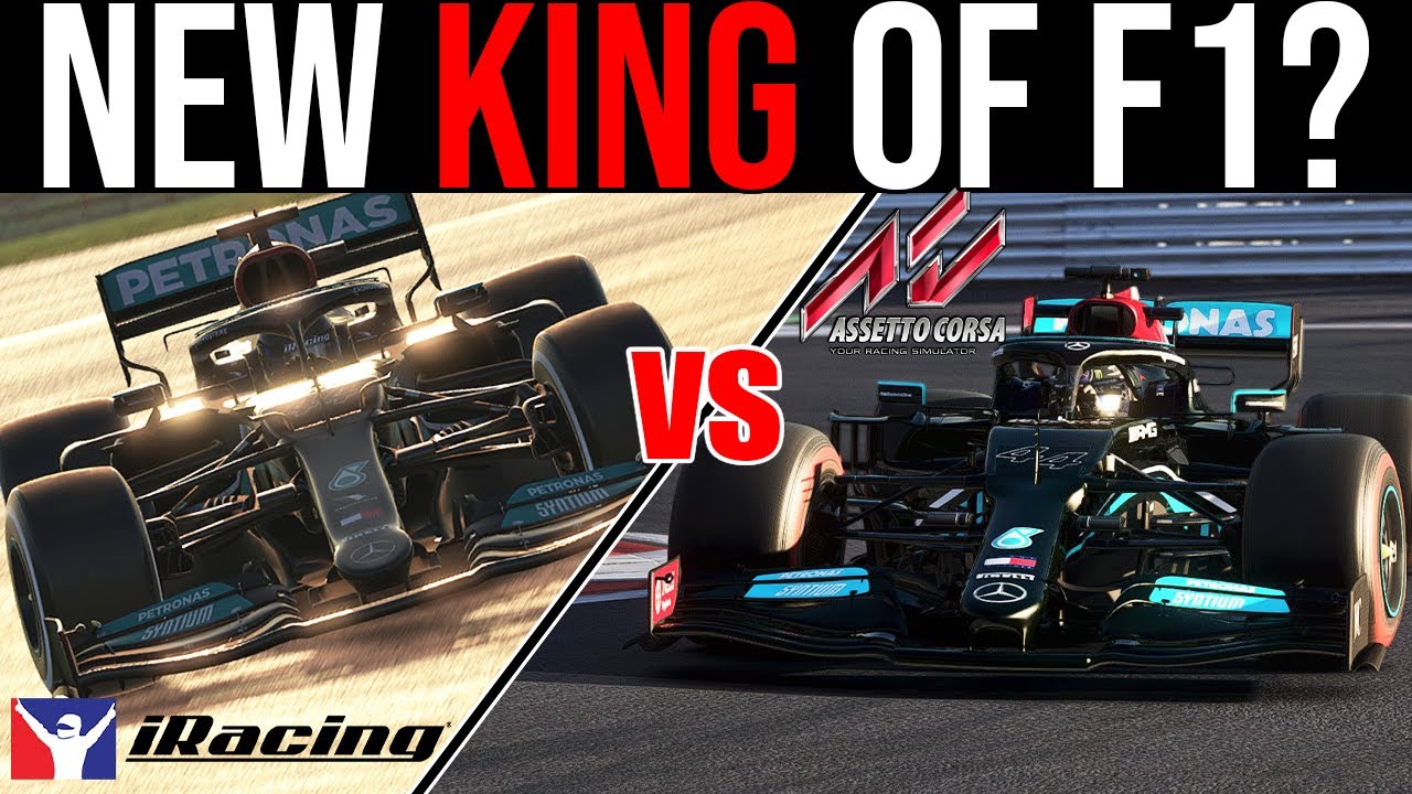 THE NEW KING OF FORMULA 1 SIMS? iRacing vs Assetto Corsa - YouTube
