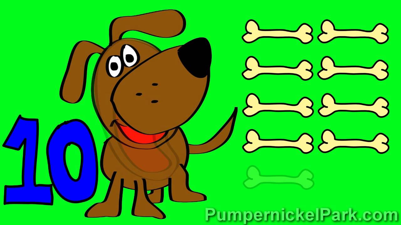 Doggy Numbers 6 to 10: Count Dog Bones Numbers 1 to 5 Stories for ...