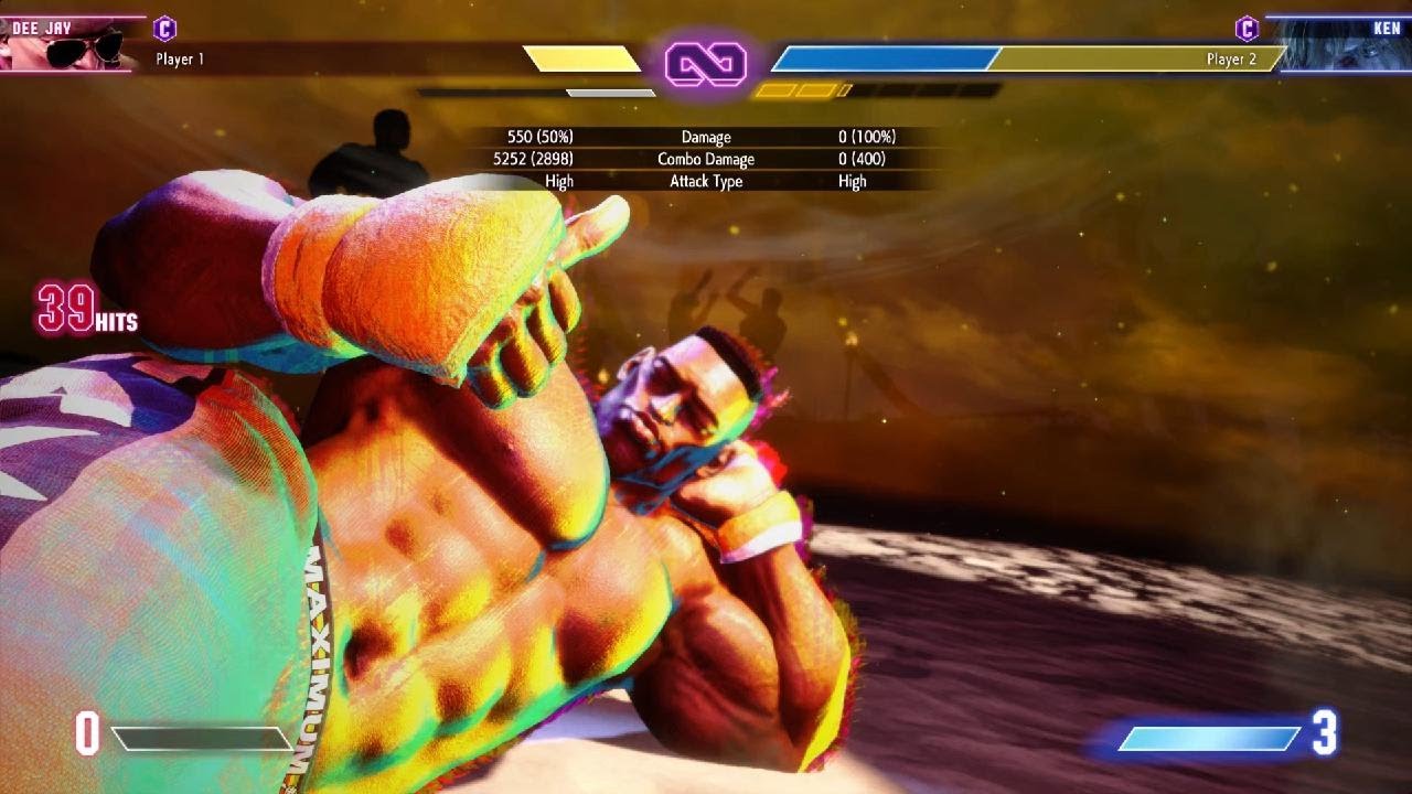Street Fighter 6 Deejay 6 drive rush combo. - YouTube