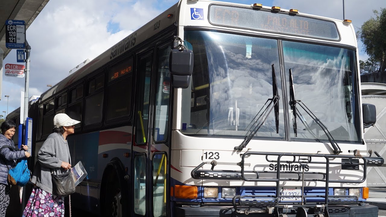 A Ride on a Samtrans Nabi 436 Articulated Bus - YouTube